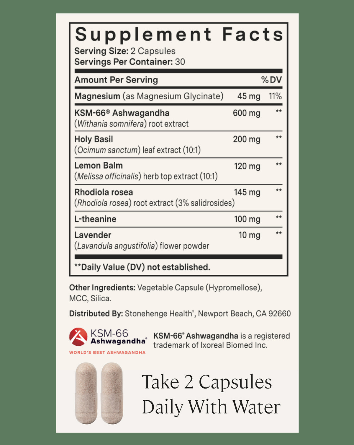 Dynamic Calm Supplement