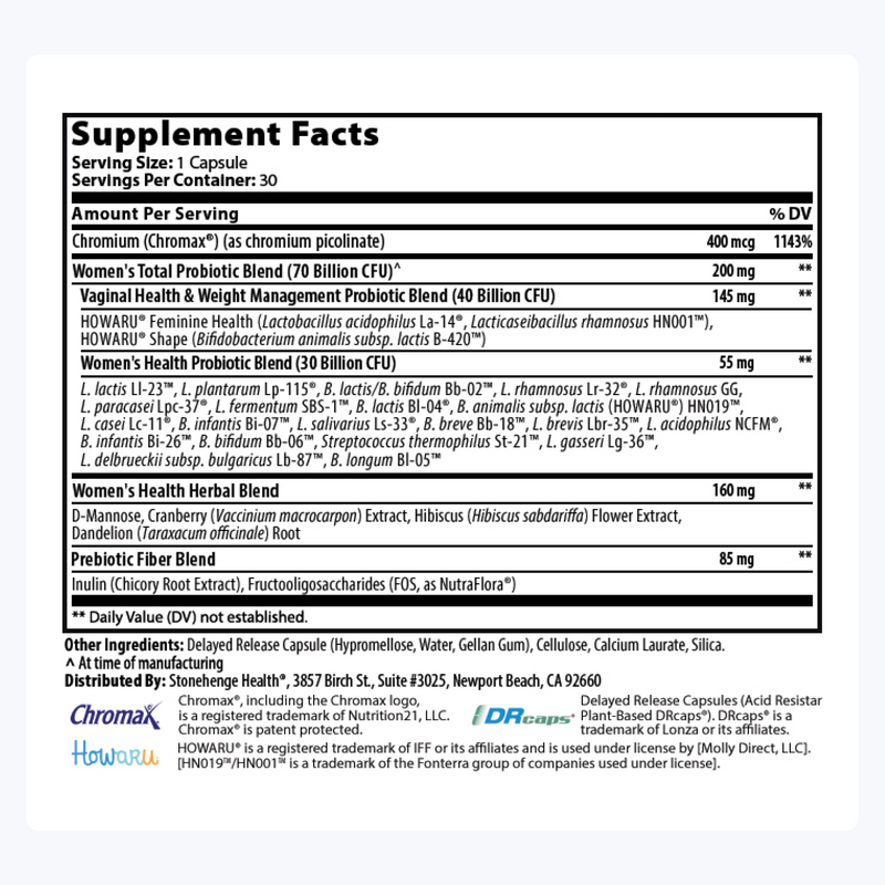 Dynamic Biotics+ for Women | Probiotic for Women