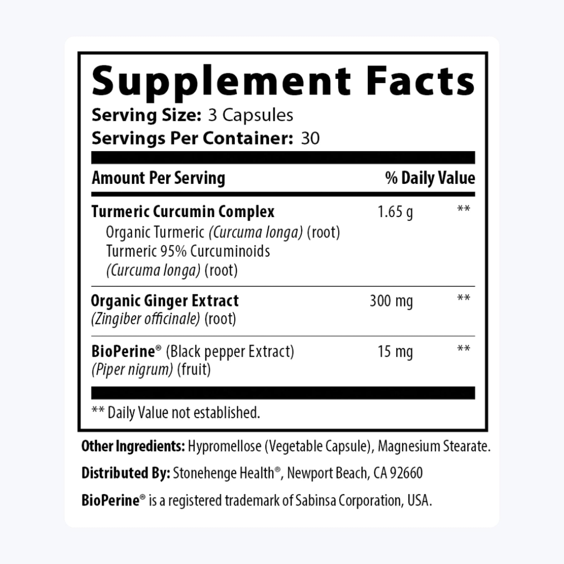 Dynamic Turmeric | Turmeric Curcumin Supplement